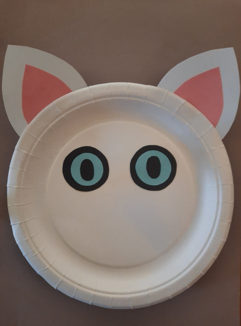 Paper plate cat craft - This Crafty Family - crafts for kids