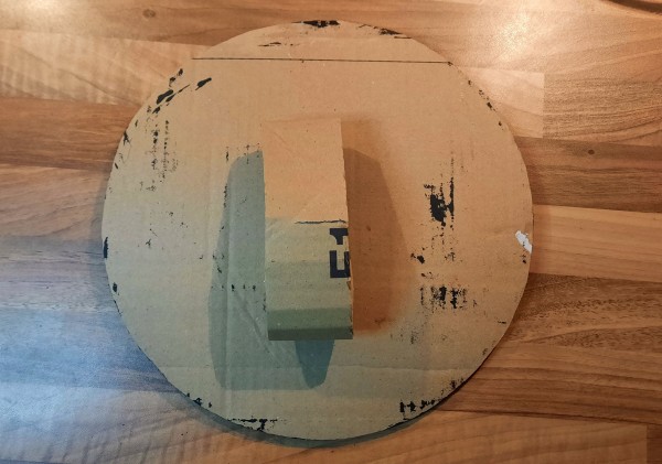 Cardboard box Viking shield. - This Crafty Family - Crafts for kids