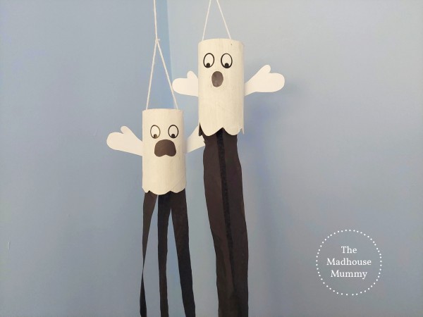 Toilet roll ghosts - This Crafty Family - Crafts for kids