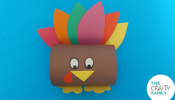Paper Turkey craft - This Crafty Family