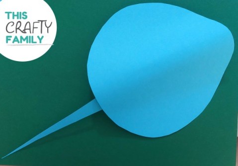 Paper stingray craft - This Crafty Family - Crafts for kids!