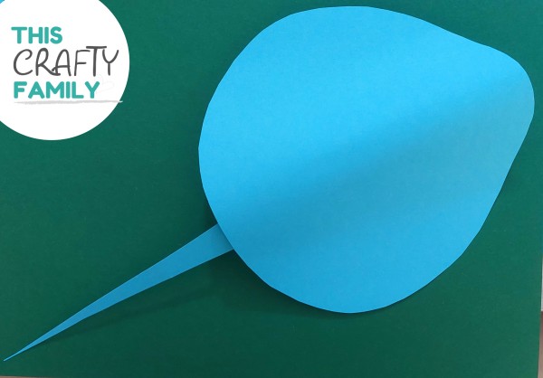 Paper stingray craft - This Crafty Family - Crafts for kids!