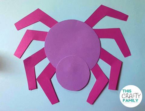 Hanging paper spider - This Crafty Family