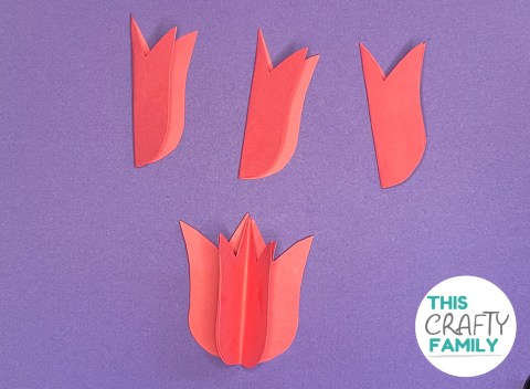 EASY Paper tulips - This Crafty Family
