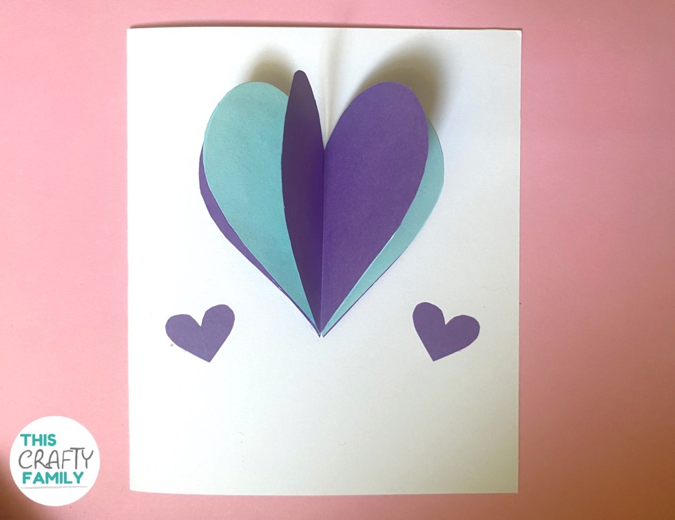 3D heart cards - This Crafty Family
