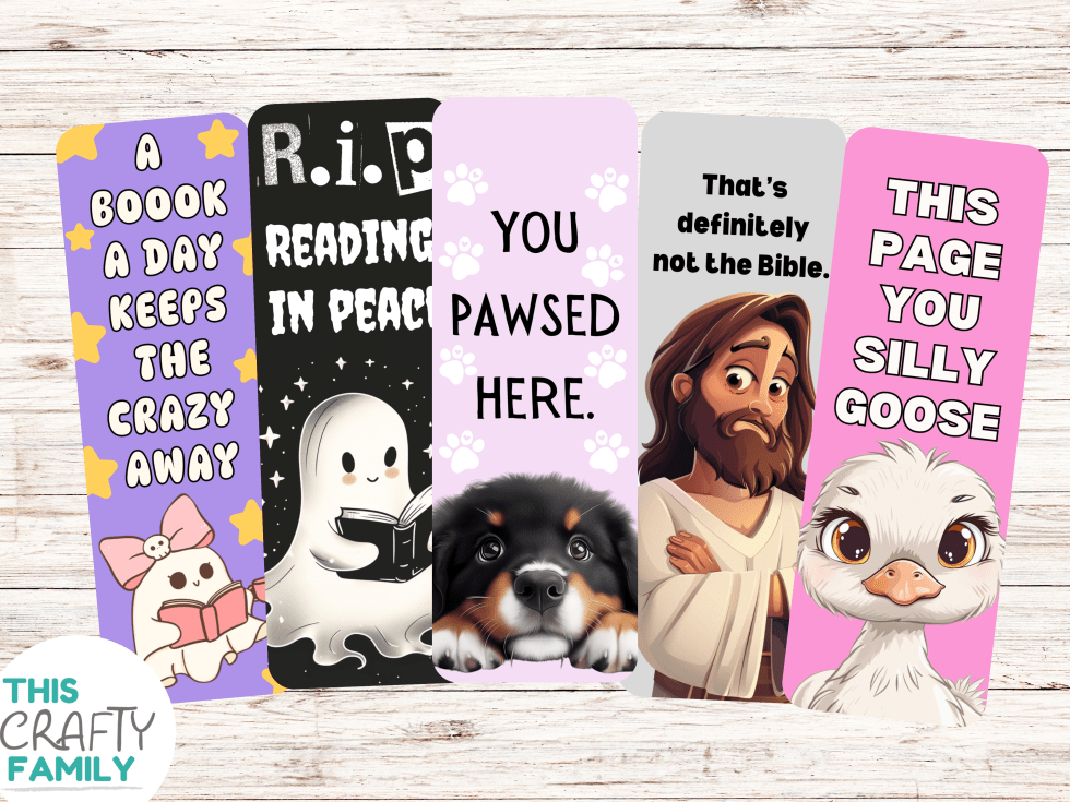 How to make laminated bookmarks - This Crafty Family