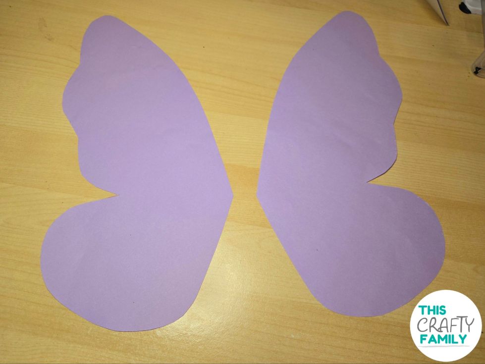 Handmade fairy wings - This Crafty Family crafts for kids