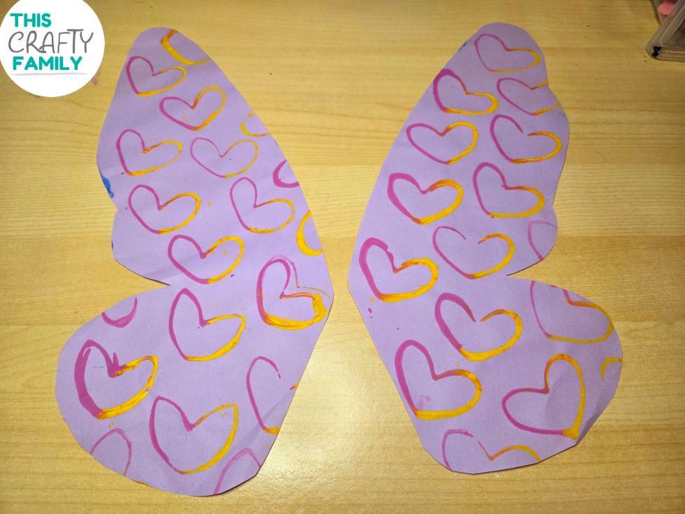 Handmade fairy wings - This Crafty Family crafts for kids