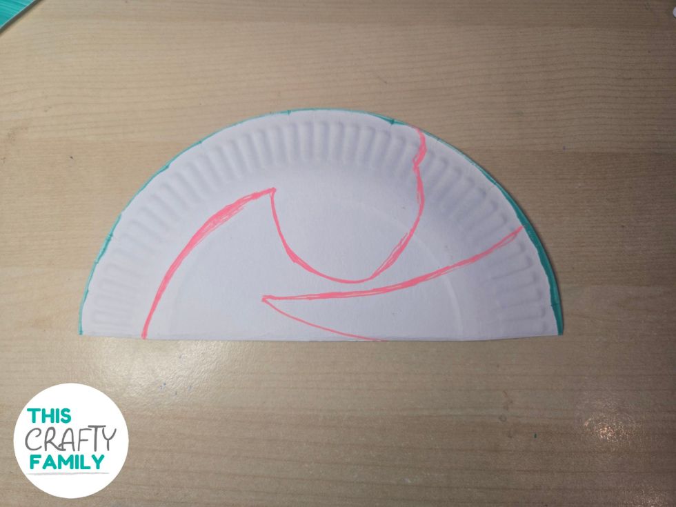 Paper plate dinosaurs - This Crafty Family