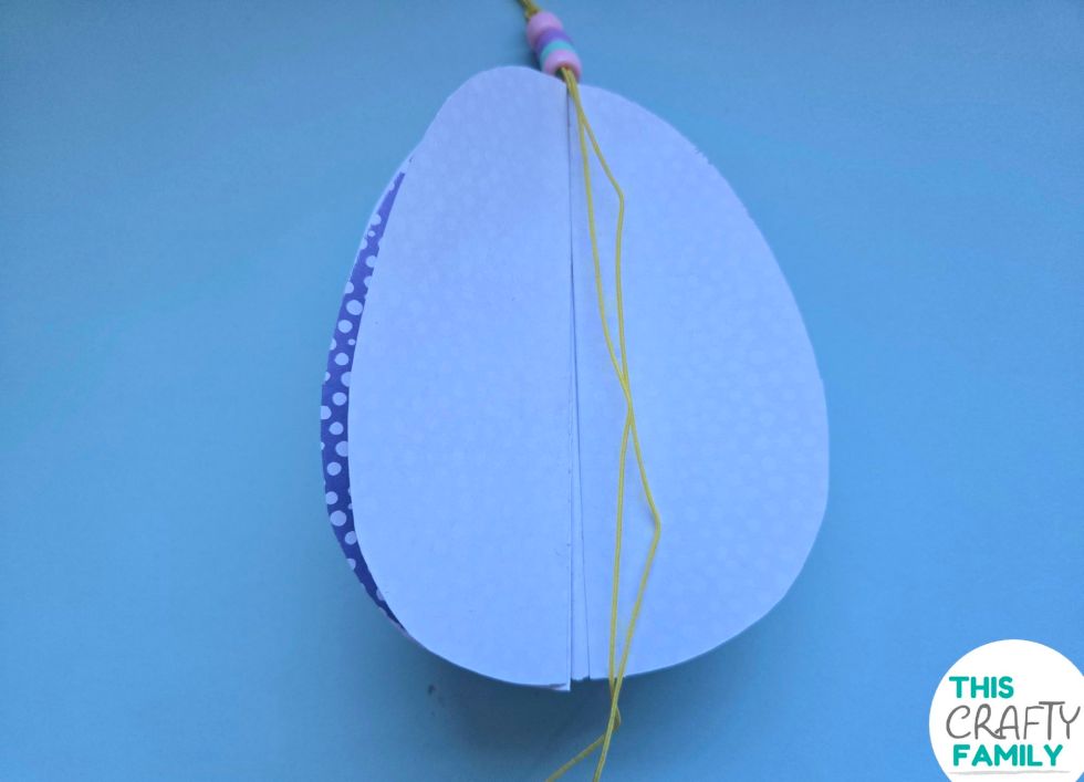 Paper Easter egg decorations - This Crafty Family