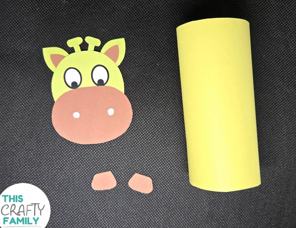 tp roll giraffe craft - This Crafty Family crafts for kids