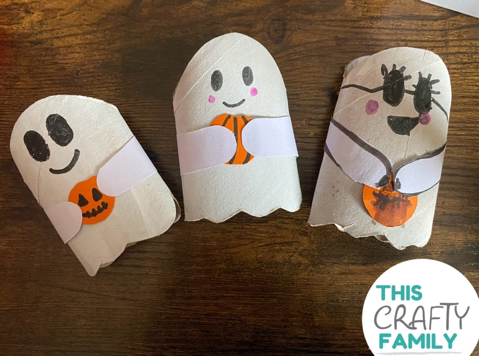 Easy tp roll ghost craft - This Crafty Family