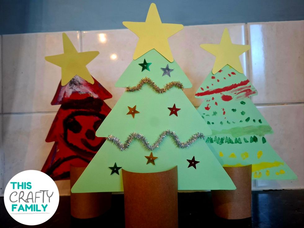 Christmas tree craft - This Crafty Family